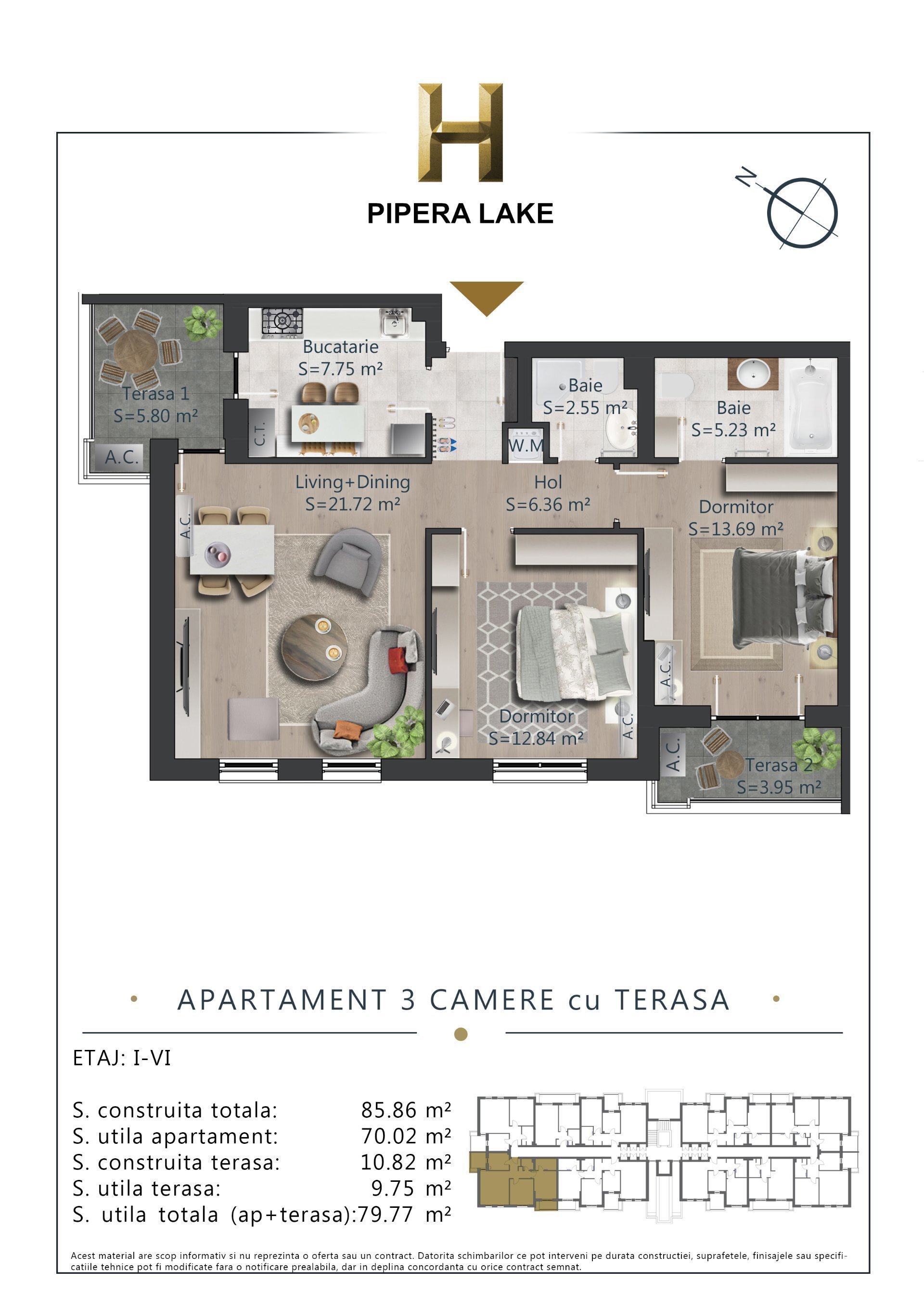 Apartament 3 camere - Pipera Lake - 1 (SOLD OUT)