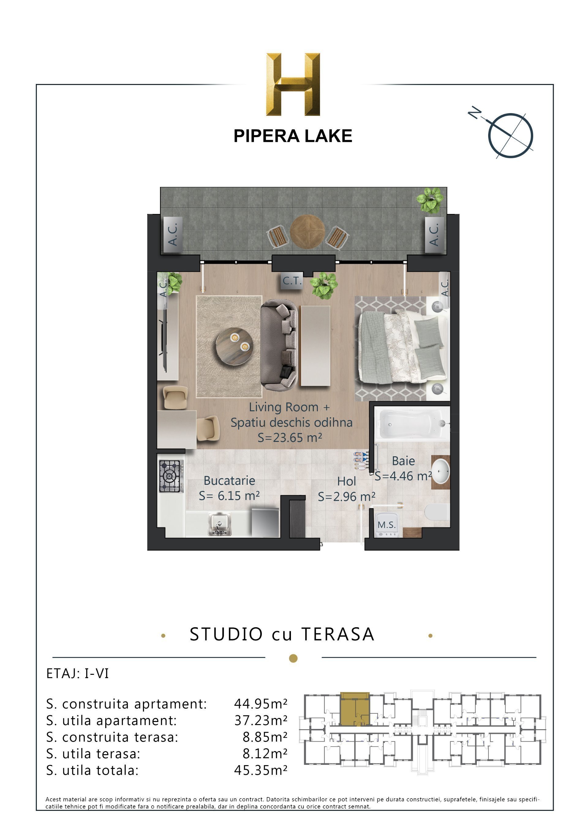 Apartament 2 camere - Pipera Lake - 2 (SOLD OUT)
