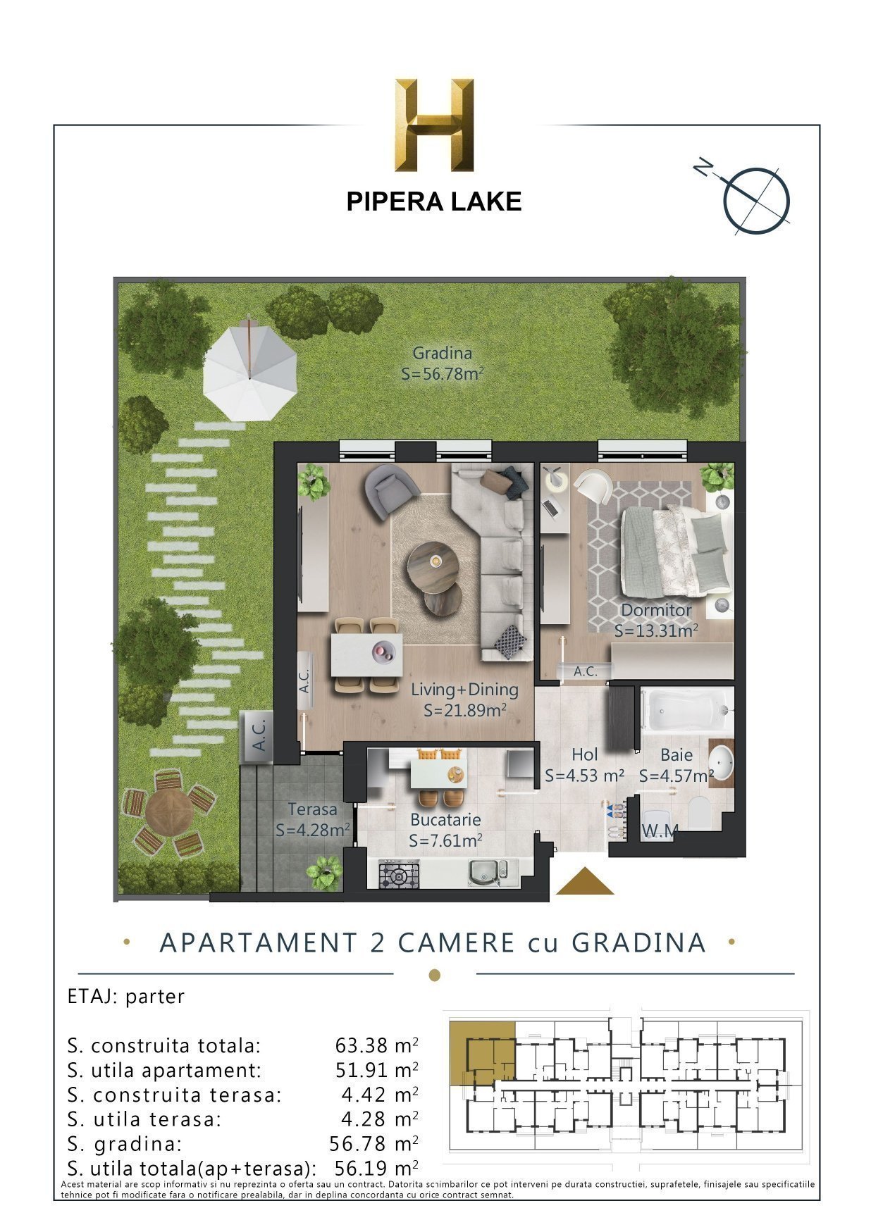 Apartament 2 camere - Pipera Lake - 3 (SOLD OUT)