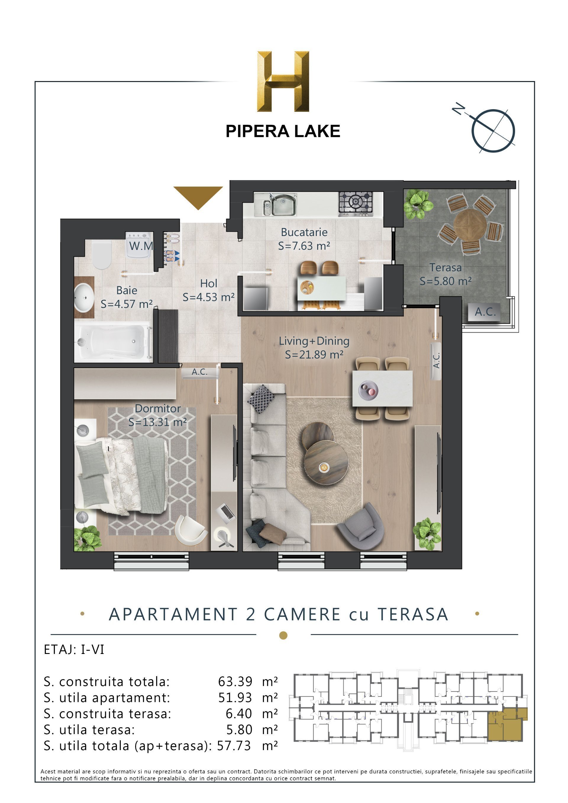 Apartament 2 camere - Pipera Lake - 1 (SOLD OUT)