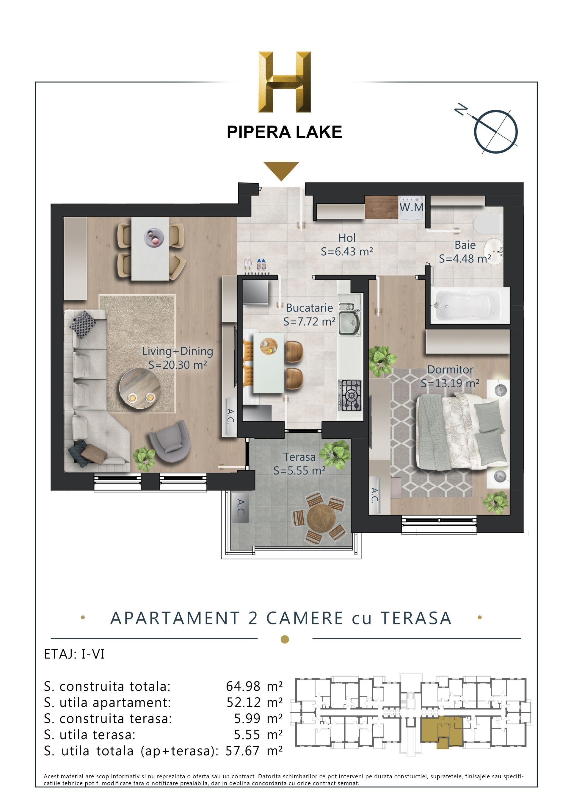 Apartament 2 camere - Pipera Lake - 2 (SOLD OUT)