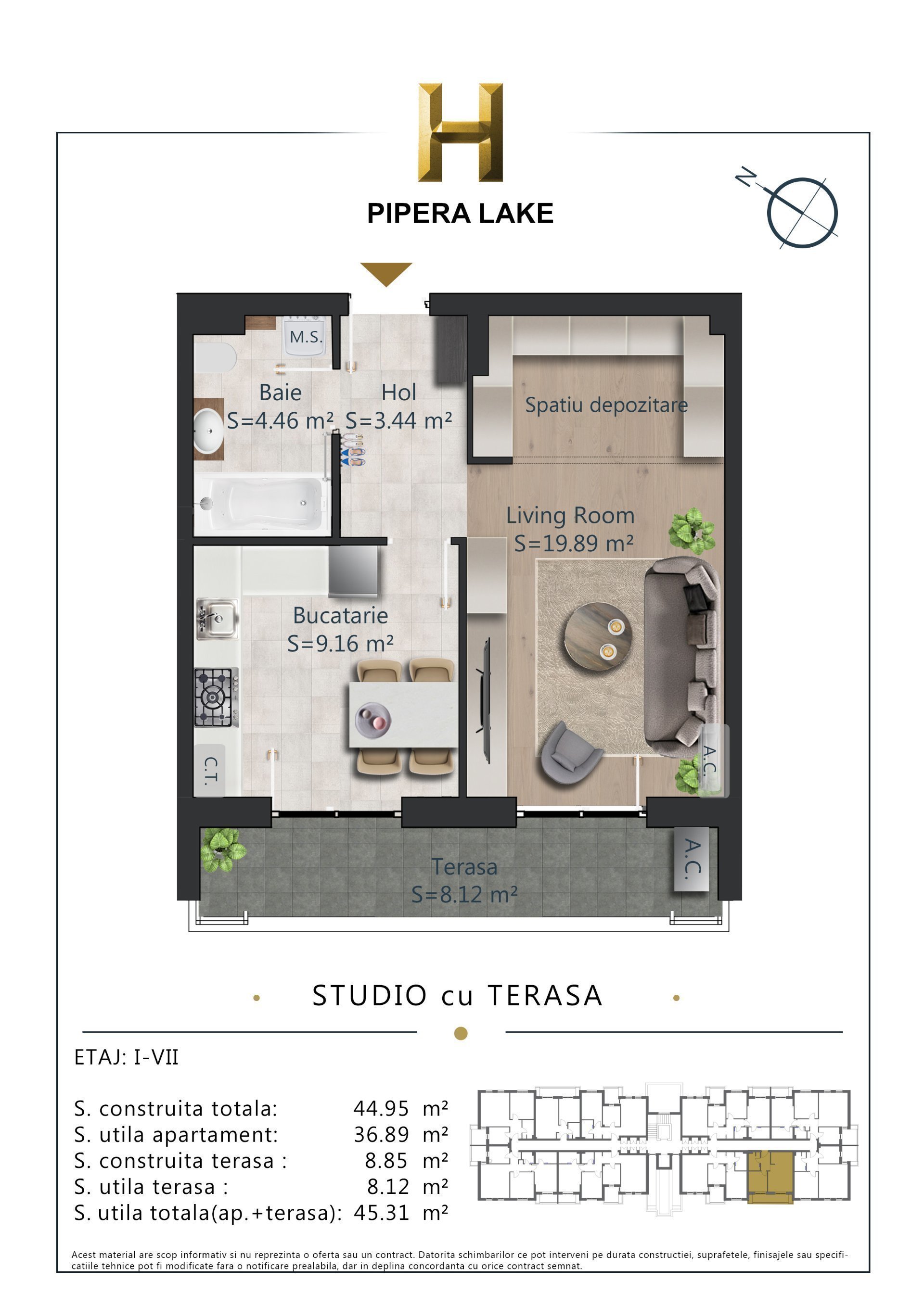 Garsonieră - Pipera Lake - 3 (SOLD OUT)