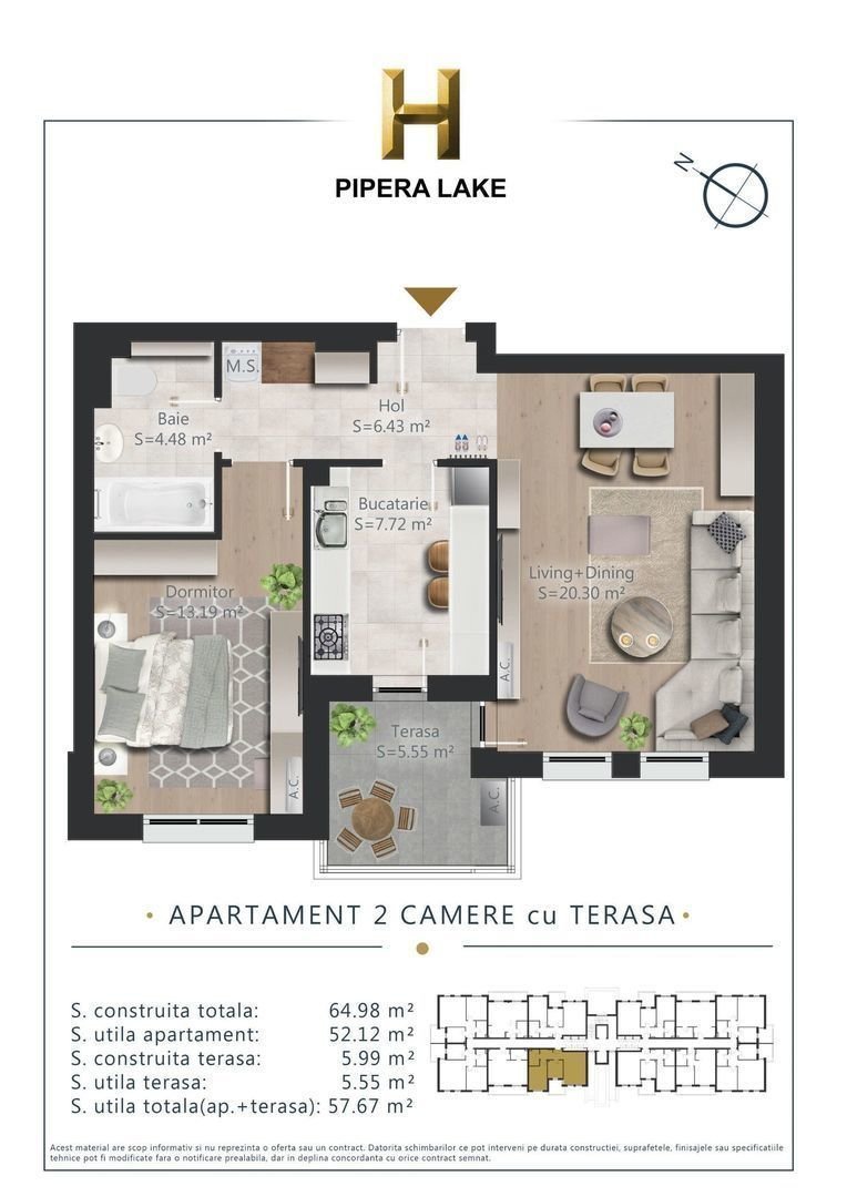 Apartament 3 camere - Pipera Lake - 3 (SOLD OUT)