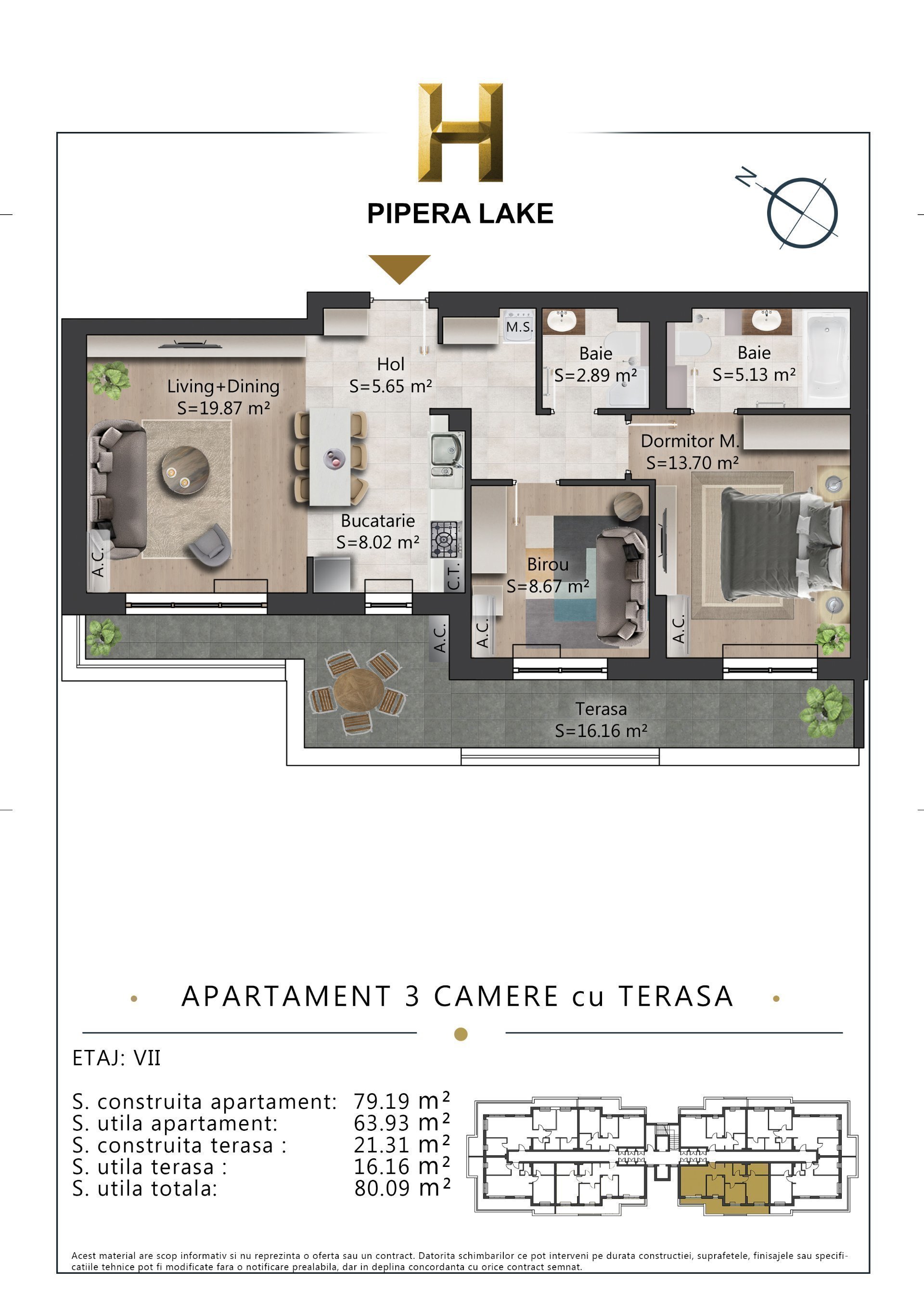 Apartament 3 camere - Pipera Lake - 1 (SOLD OUT)