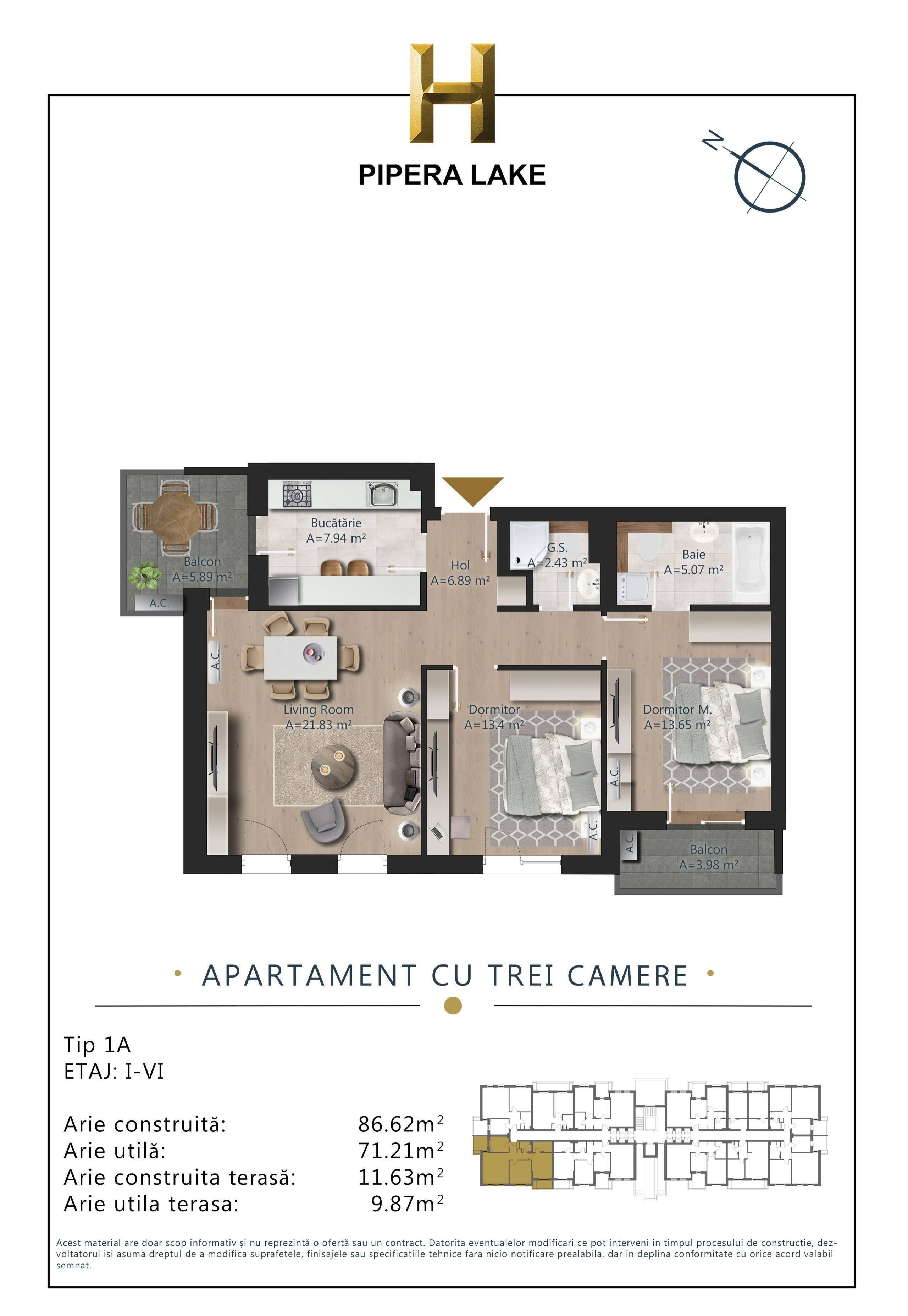 Apartament 3 camere - Pipera Lake - 8